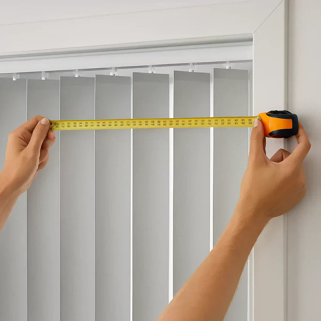 How to Measure Windows for Perfectly Fitting Vertical Blinds– 1Clickblinds