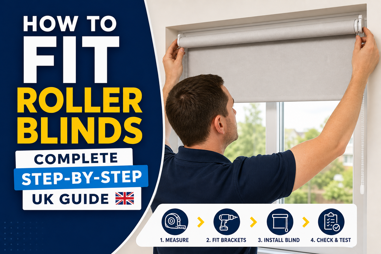 How to Fit Roller Blinds: Complete Step-by-Step UK Guide– 1Clickblinds
