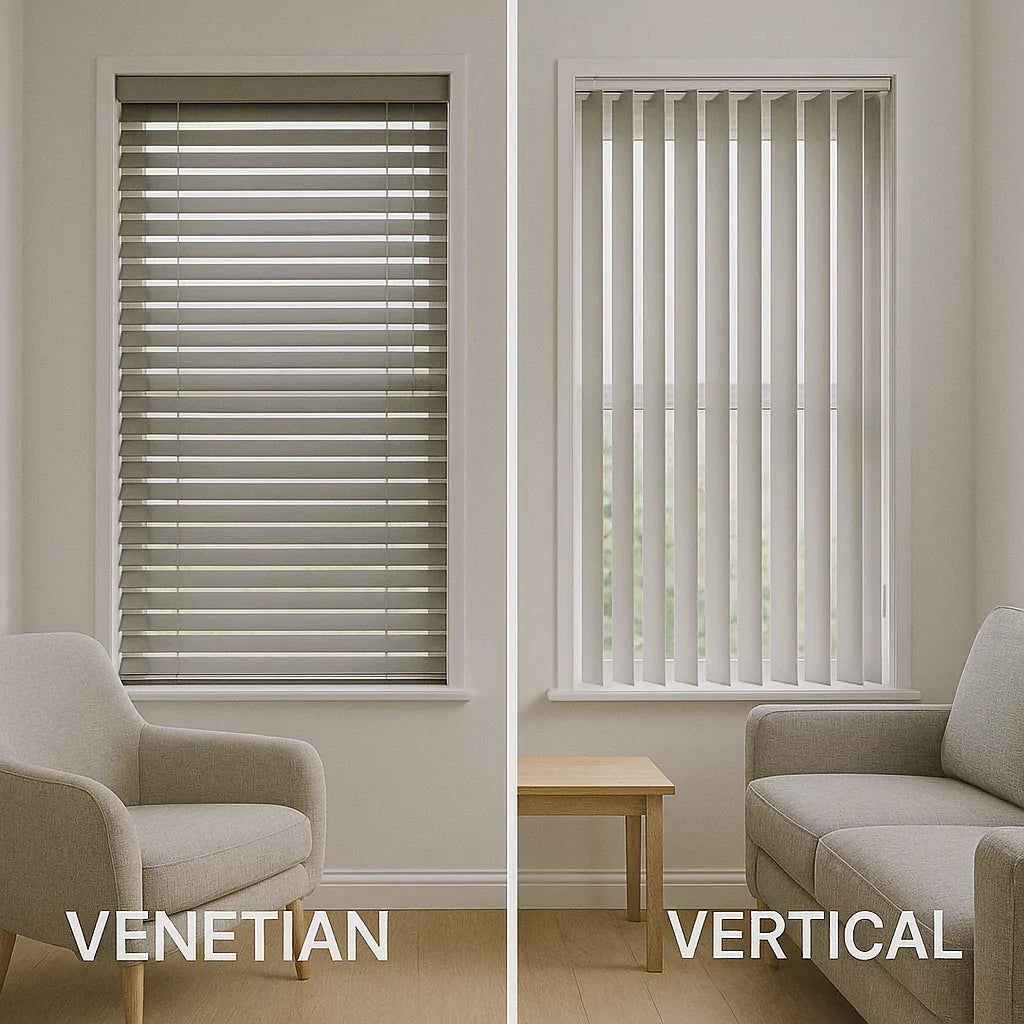Venetian vs Vertical Blinds: Best Choice for Small Rooms– 1Clickblinds