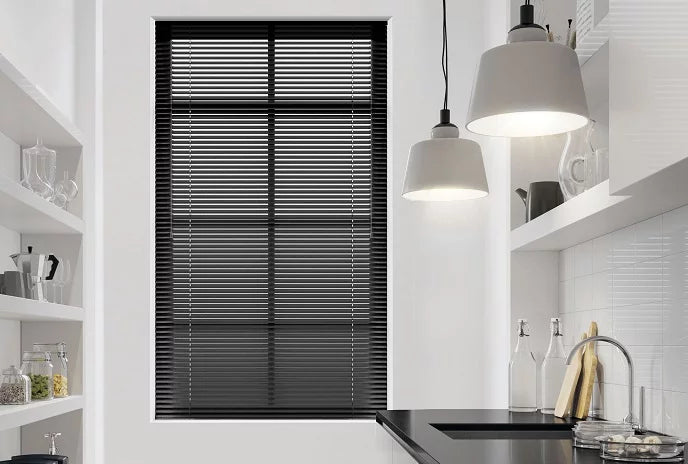 Blackout Venetian Blinds | Sleek Look, Full Darkness– 1Clickblinds