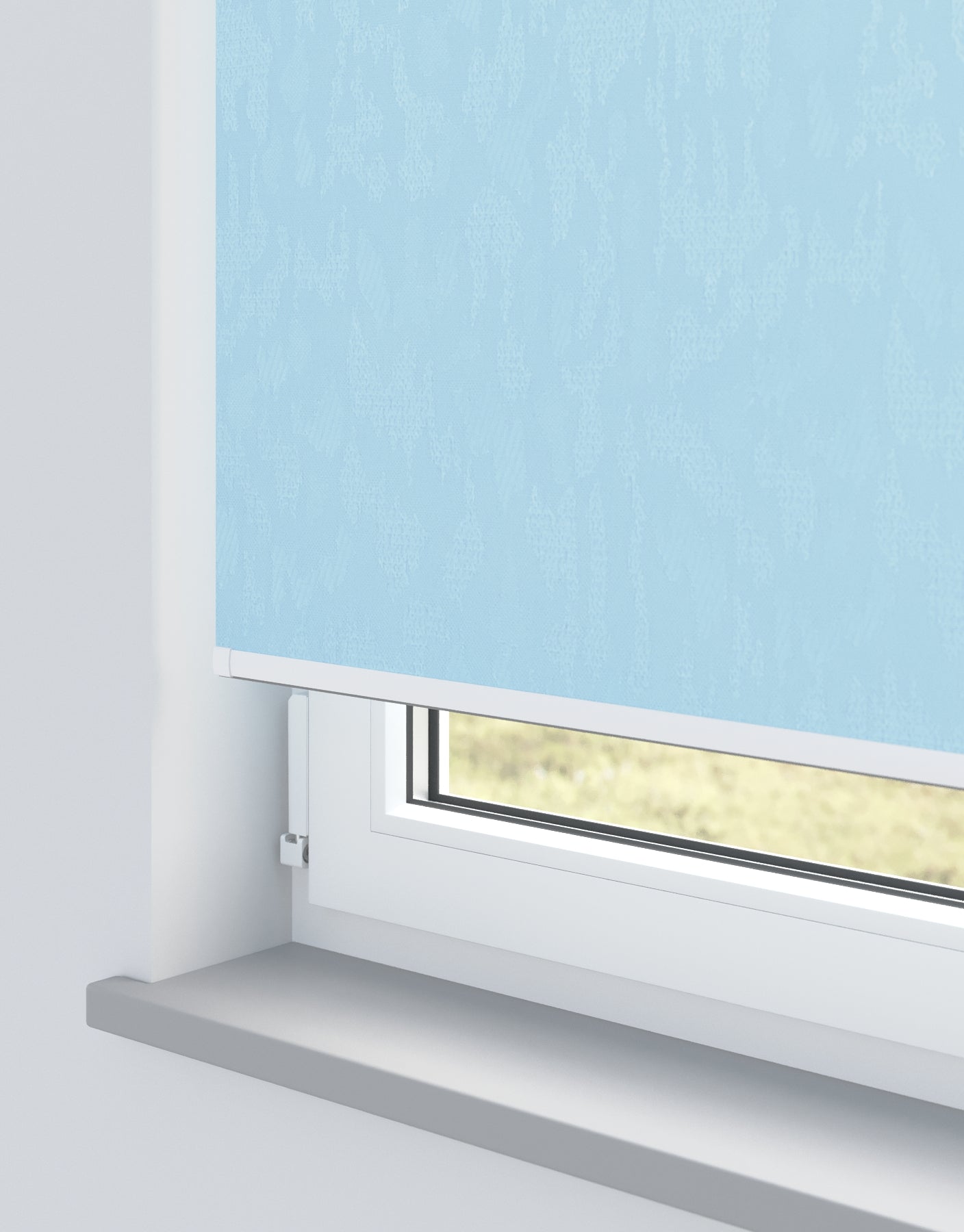 Rowan Blue Roller Blind– 1Clickblinds