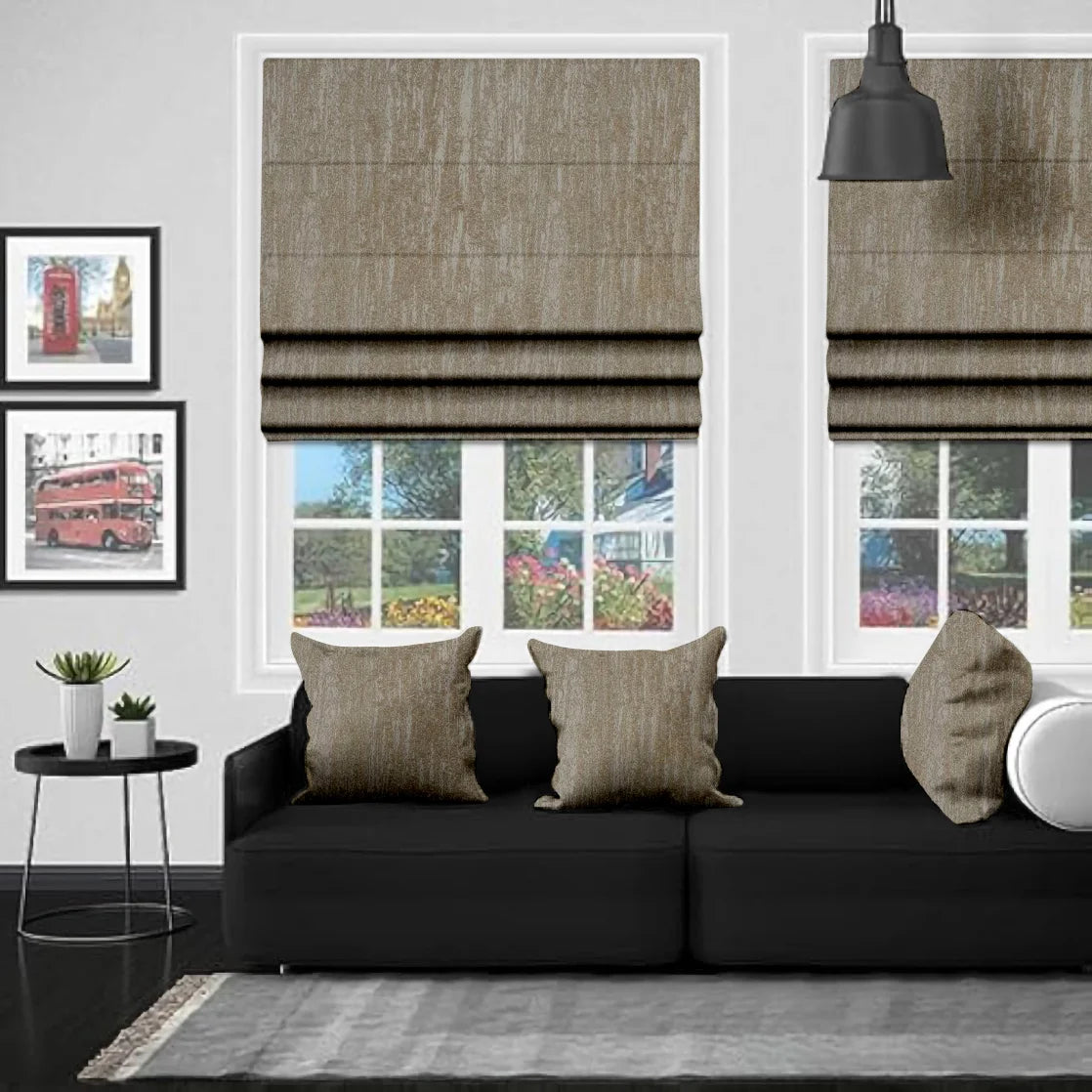 EB Bali Taupe Roman Blind– 1Clickblinds