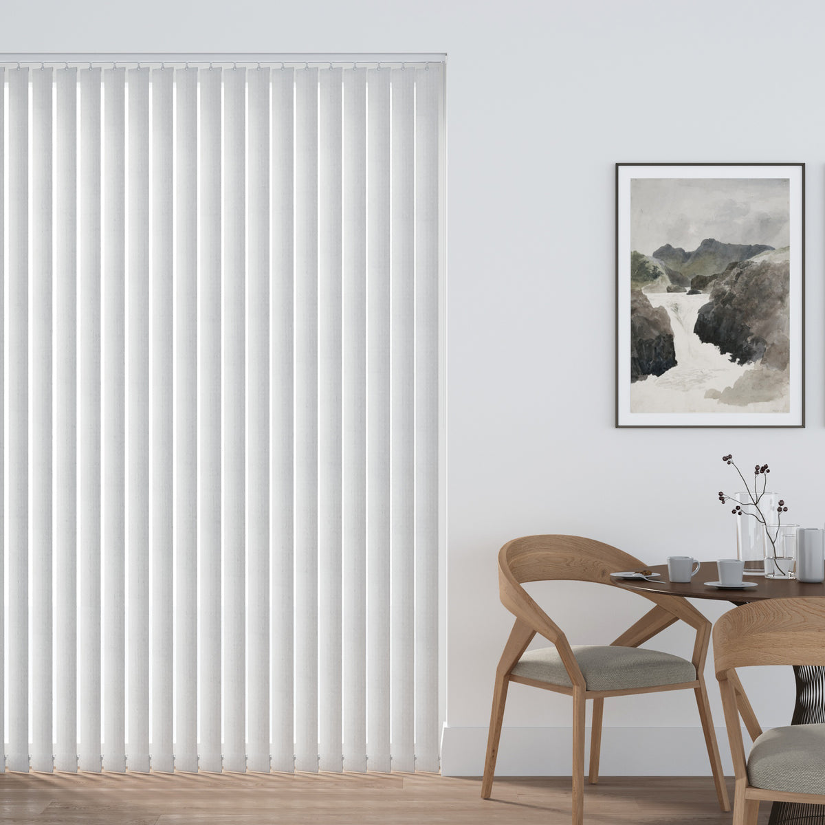 Venus Snow Vertical Blind– 1Clickblinds
